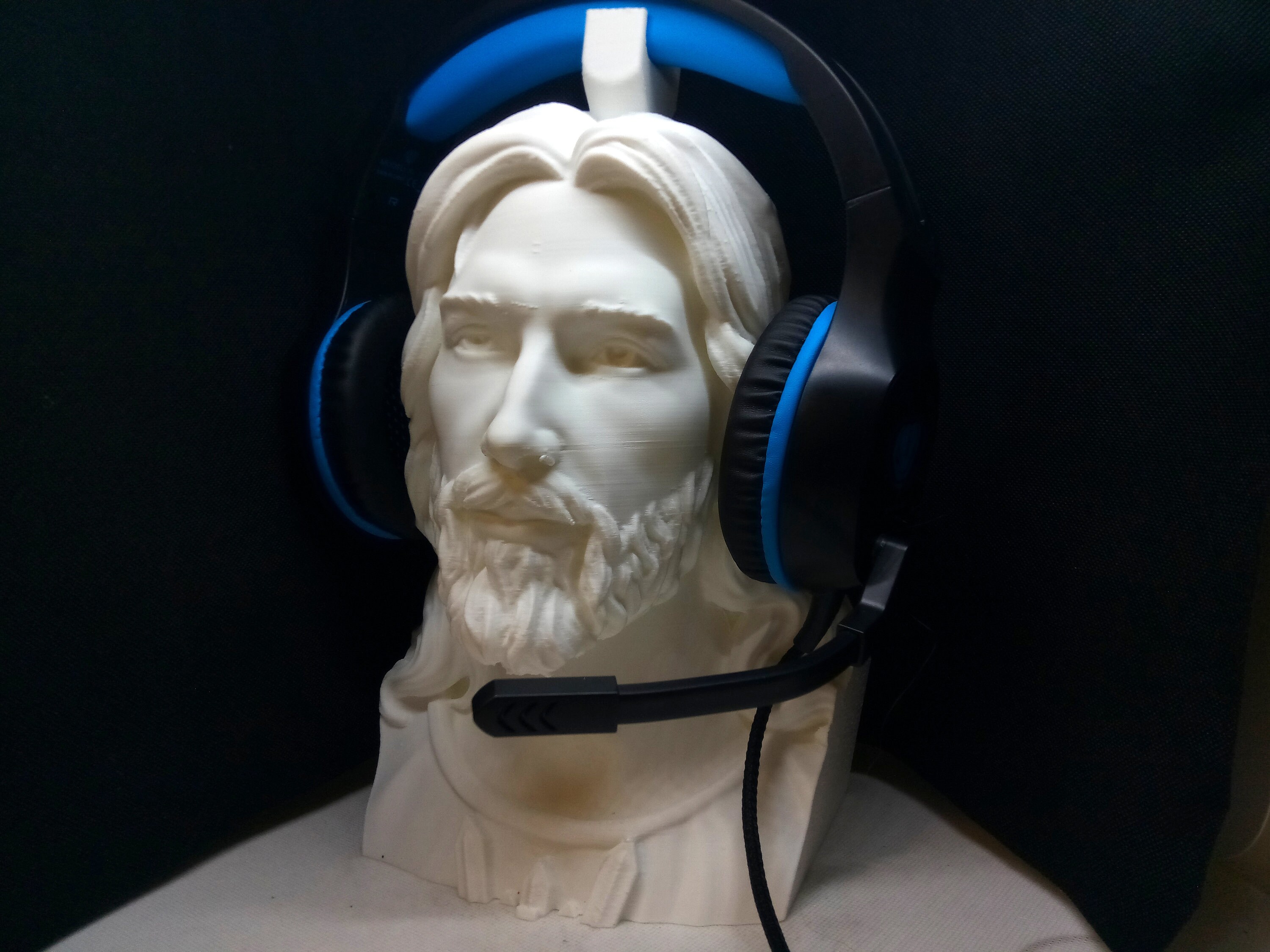 Jesus Christ Headphone Stand! Headset Hanger Rack, Son of God, Prince ...