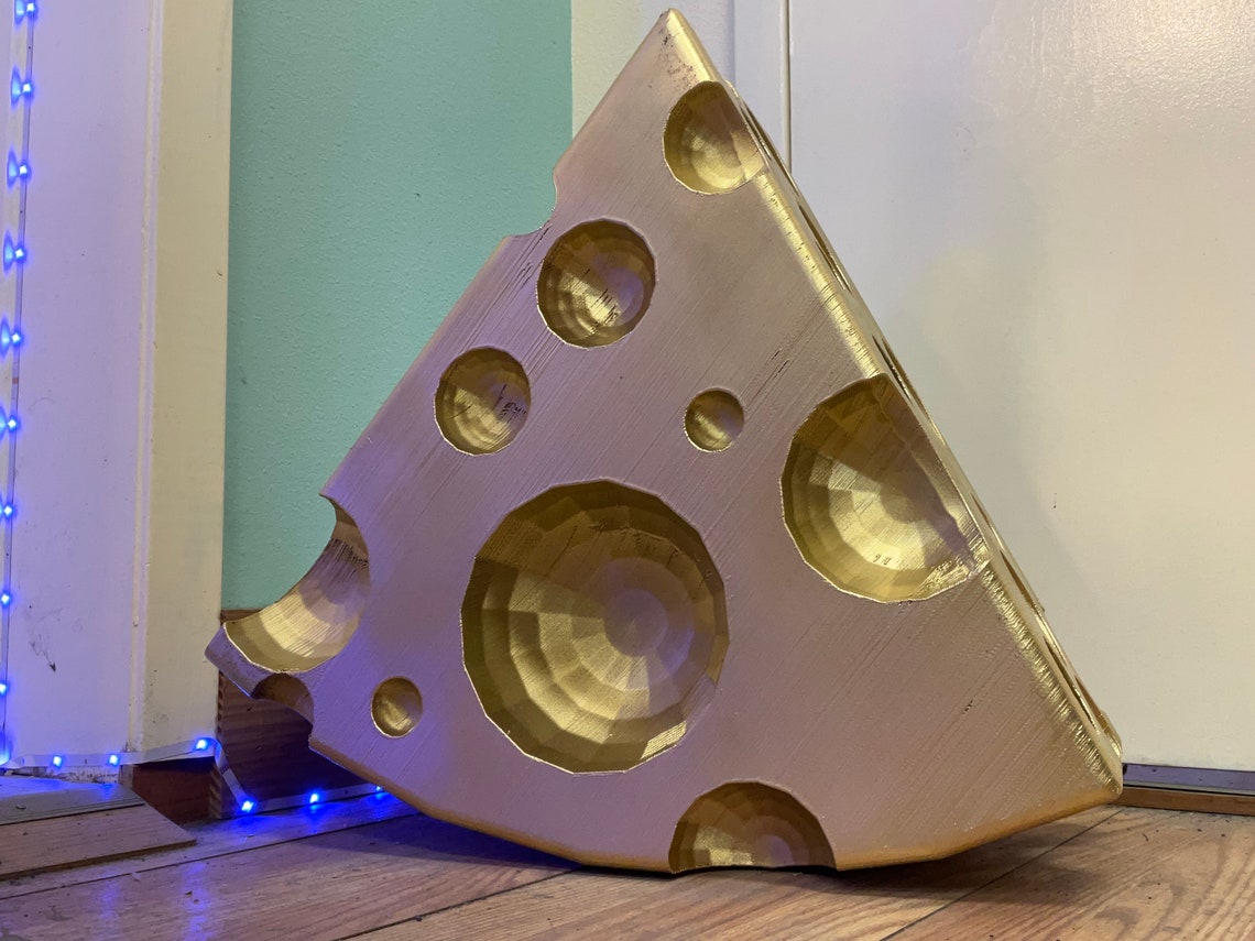 Giant Golden Cheese Decor | Massive Cheesy Home Accent | Unique Party ...