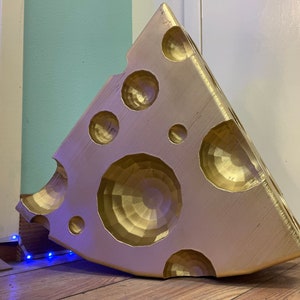 Giant Golden Cheese Decor | Massive Cheesy Home Accent | Unique Party ...