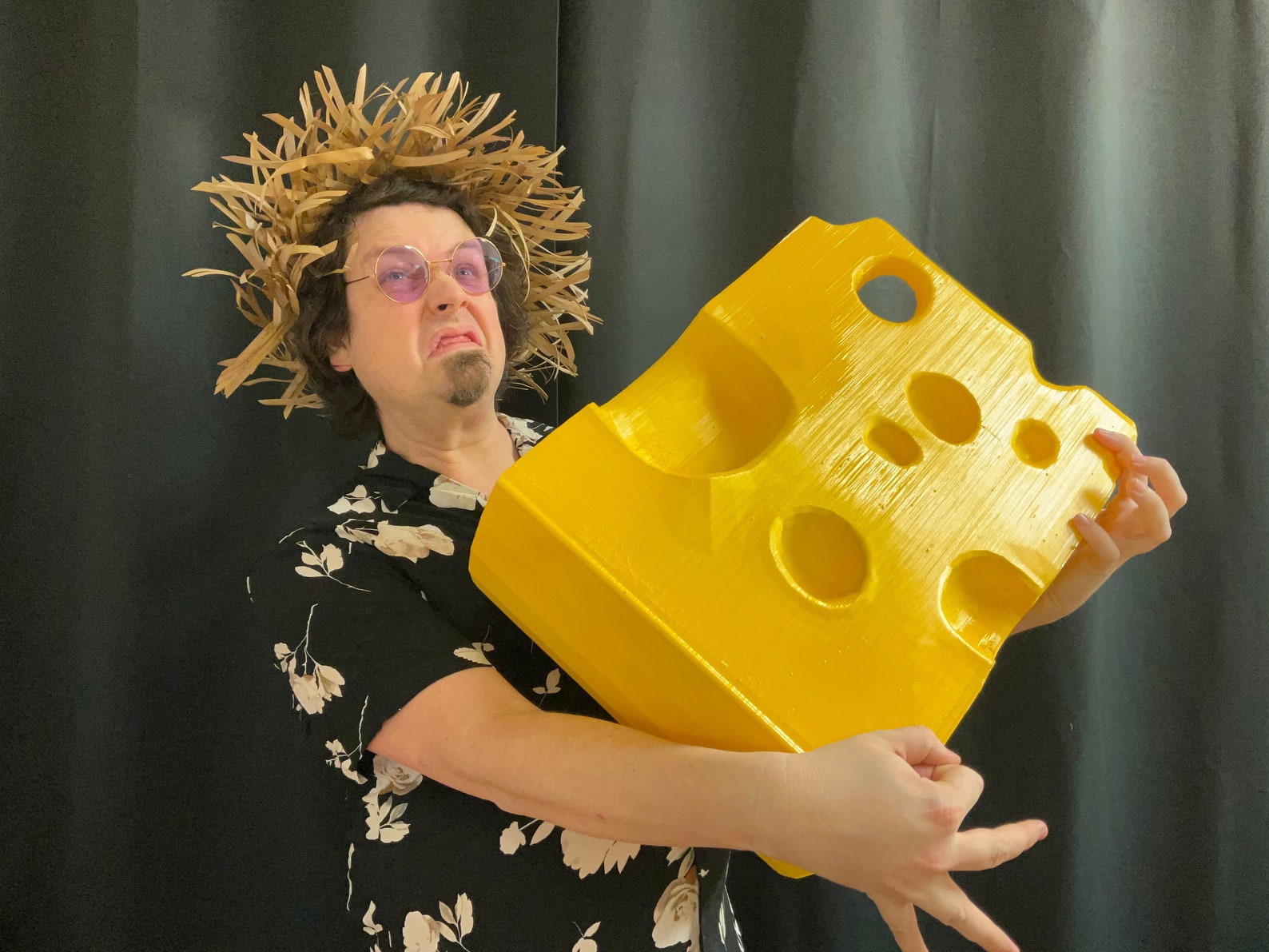 The "big Cheese!" A Giant Piece of Cheese. It's Literally a Huge Wedge ...