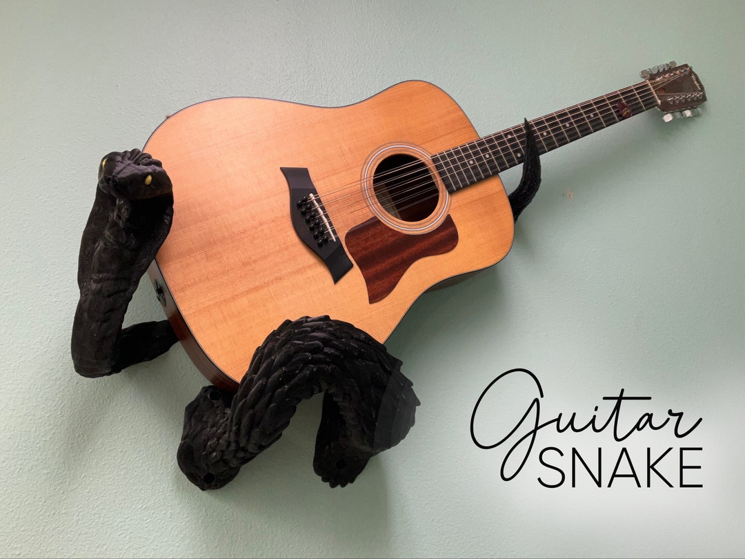 Guitar SNAKE! Horizontal/sideways Guitar Wall Mount Hanger! Holder ...