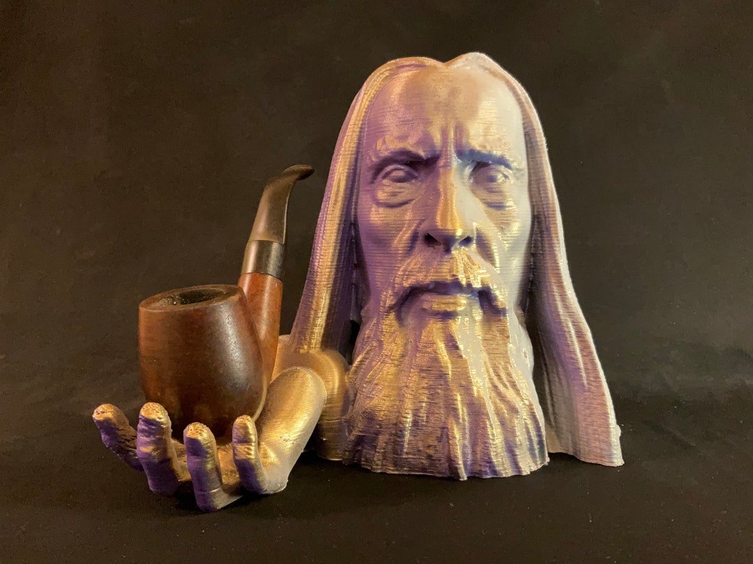 Enchanted Saruman Pipe Holder - Mystic Decor, Wizardly Gift - Etsy