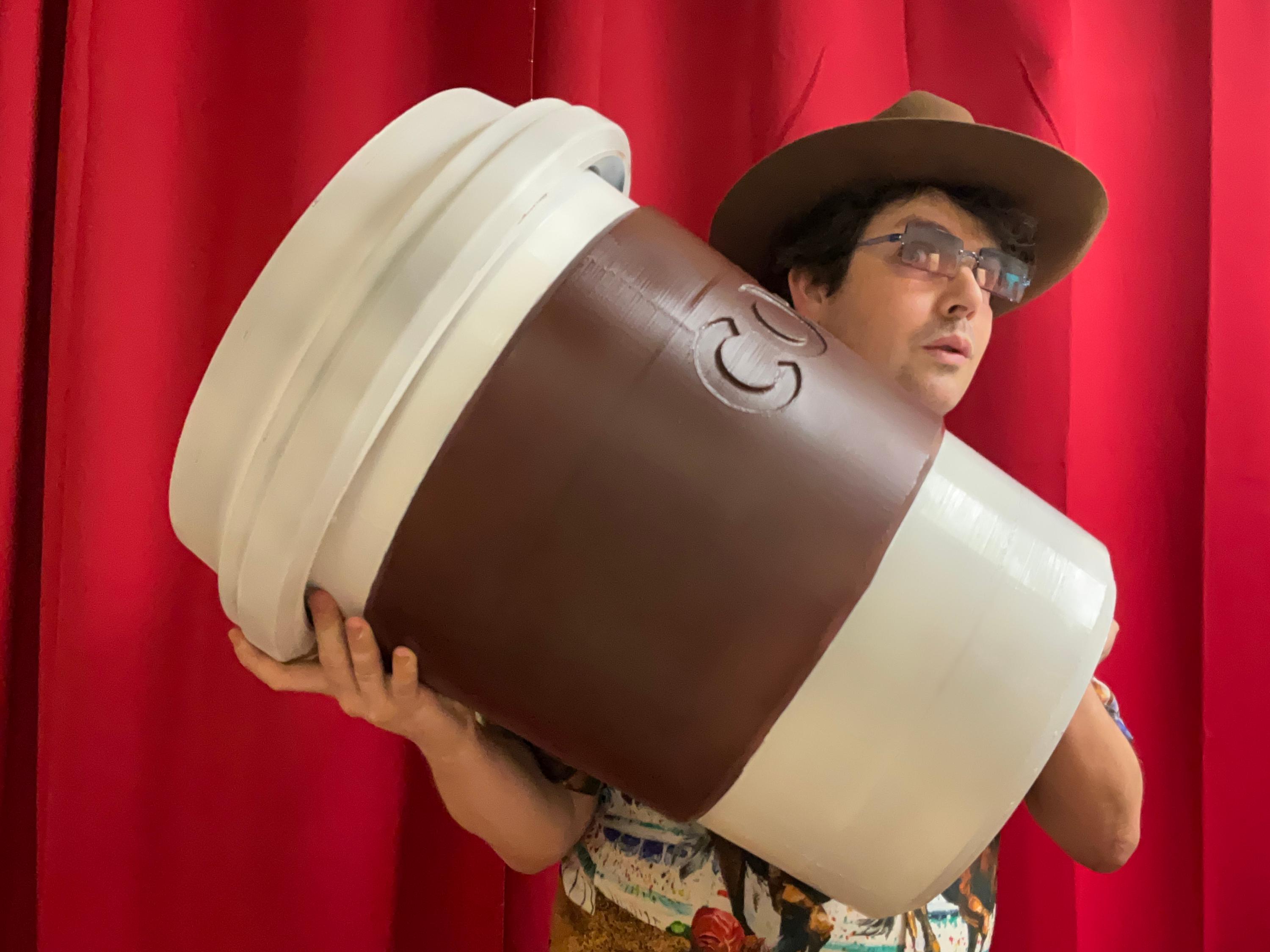 Giant Coffee Cup Prop With Lid for Coffee Shops, Restaurants & Trucks ...