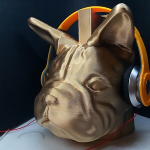 French Bulldog-inspired Headphone Stand - Chic Desk Organizer for ...