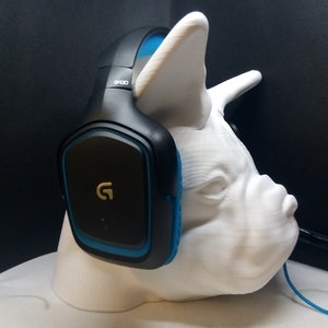 French Bulldog-inspired Headphone Stand - Chic Desk Organizer for ...