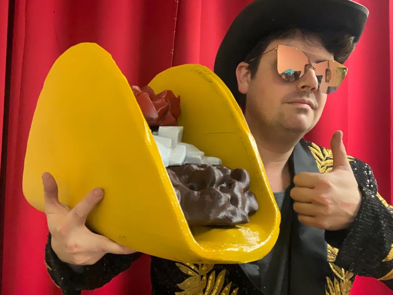 Giant Taco Prop for Selfies - Perfect for Taco Trucks, Mexican ...