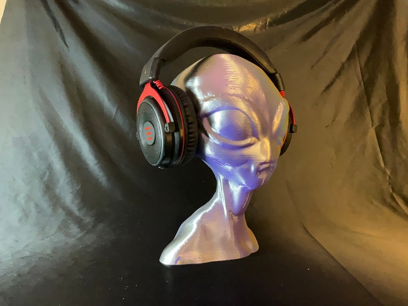 Psychedelic Alien Head Headphone Stand Headset Holder Rack - Etsy