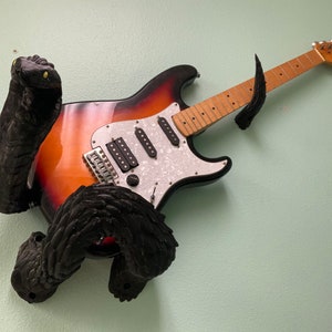 Guitar SNAKE! Horizontal/sideways Guitar Wall Mount Hanger! Holder ...