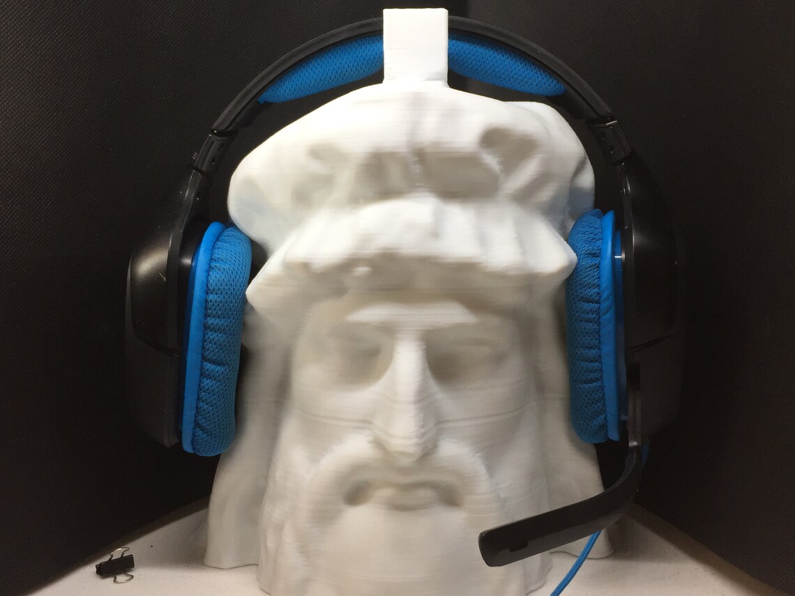 Leonardo Da Vinci Headphone Stand Painter Inventor Headset - Etsy