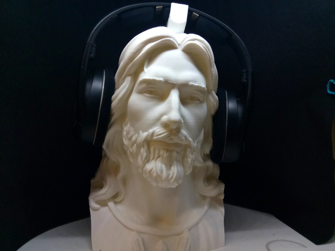 Jesus Christ Headphone Stand! Headset Hanger Rack, Son of God, Prince ...