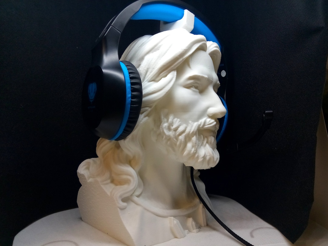 Jesus Christ Headphone Stand! Headset Hanger Rack, Son of God, Prince ...