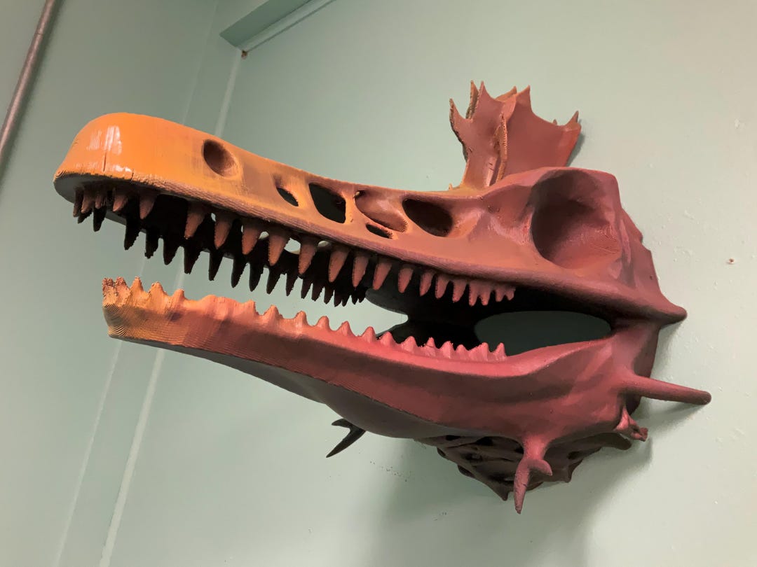 Deep Sea Creature Skull Wall Art – Kraken Prehistoric Marine Horror ...