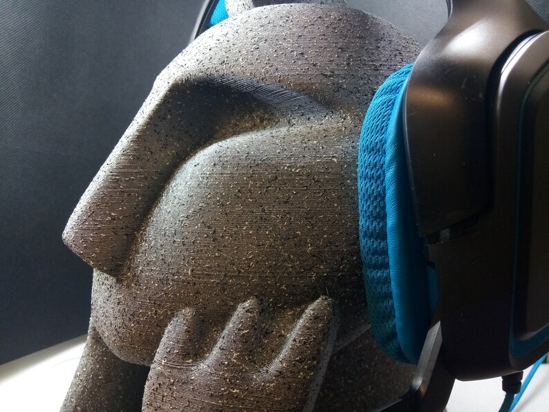 Hamangia Thinker Headphone Stand! Neolithic Artifact Headset Hanger ...