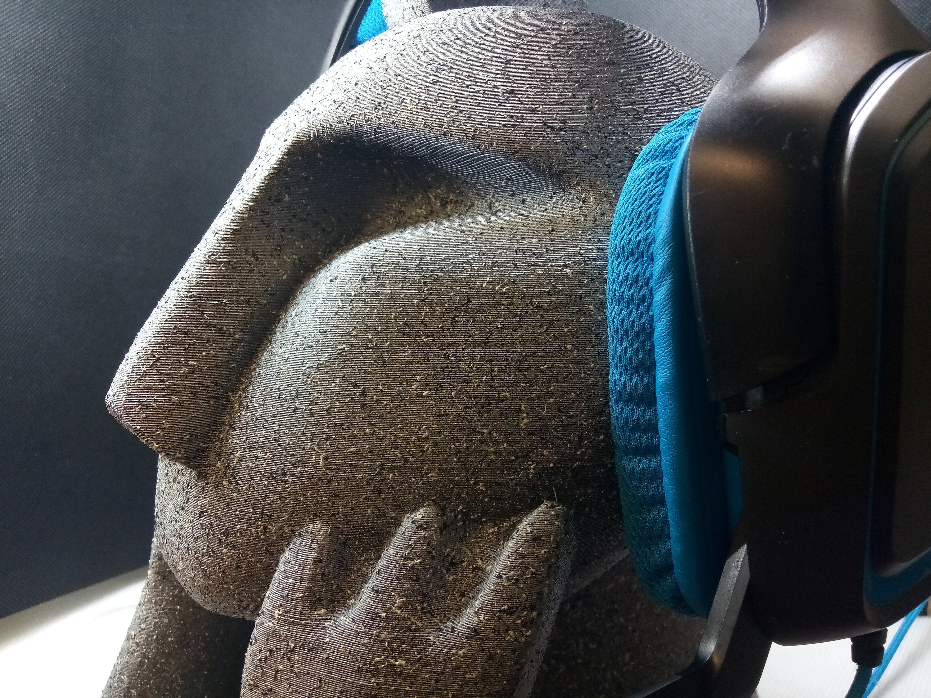 Hamangia Thinker Headphone Stand! Neolithic Artifact Headset Hanger ...