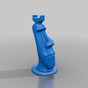 Moai Statue Headphone Rack! "easter Island-style" Headset Hanger. Heads Up, Listen! Pacific ...