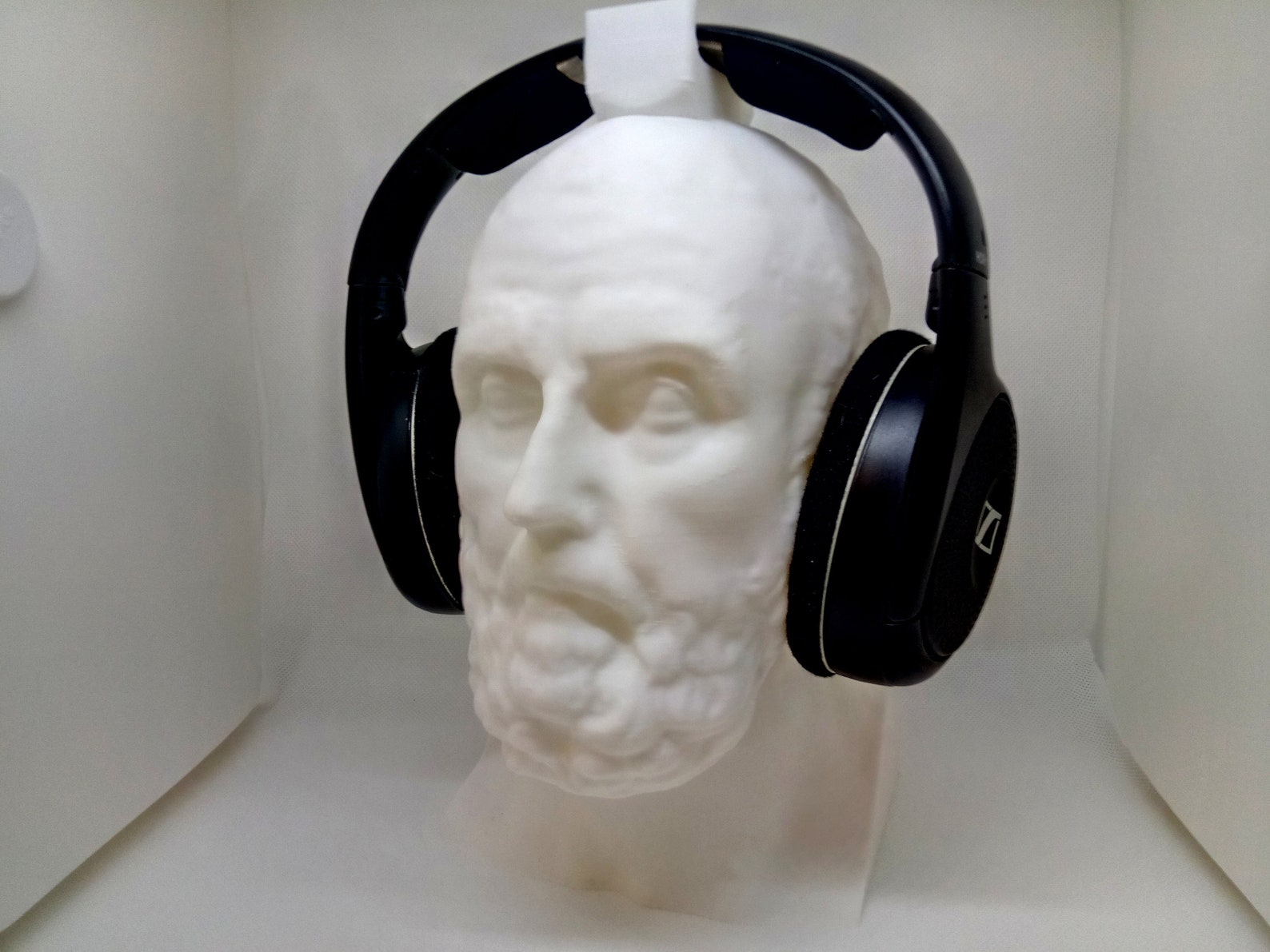 Aristotle Headphone Stand! Greek Headset Holder, Philosopher Like Hegel ...