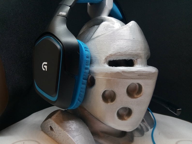 Medieval Knight Headphone Stand! Headset Holder Rack, Feudal Joust ...