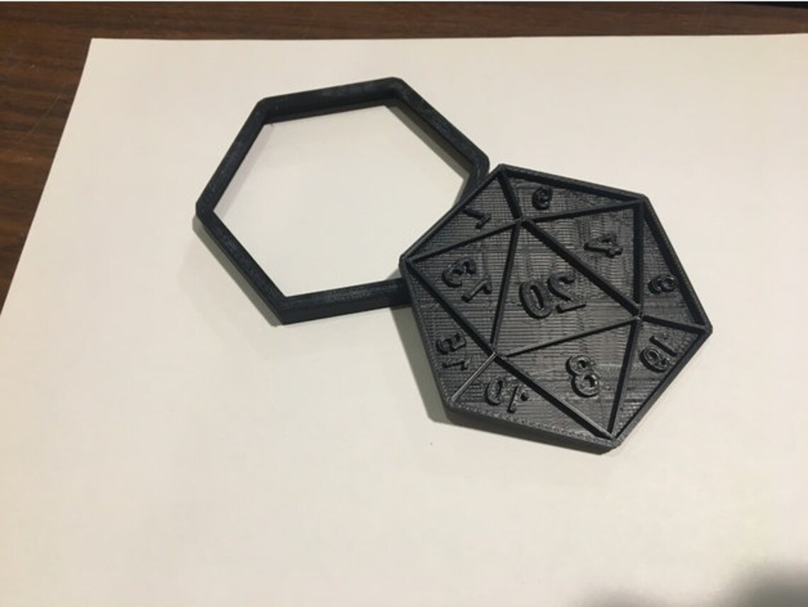 Super Cool D20 Cookie Cutter, A La Dungeons and Dragons! Hexagonal ...