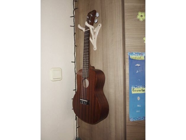 Elegant Ukulele Wall Mount. Display Any Soprano Uke Upright | Etsy