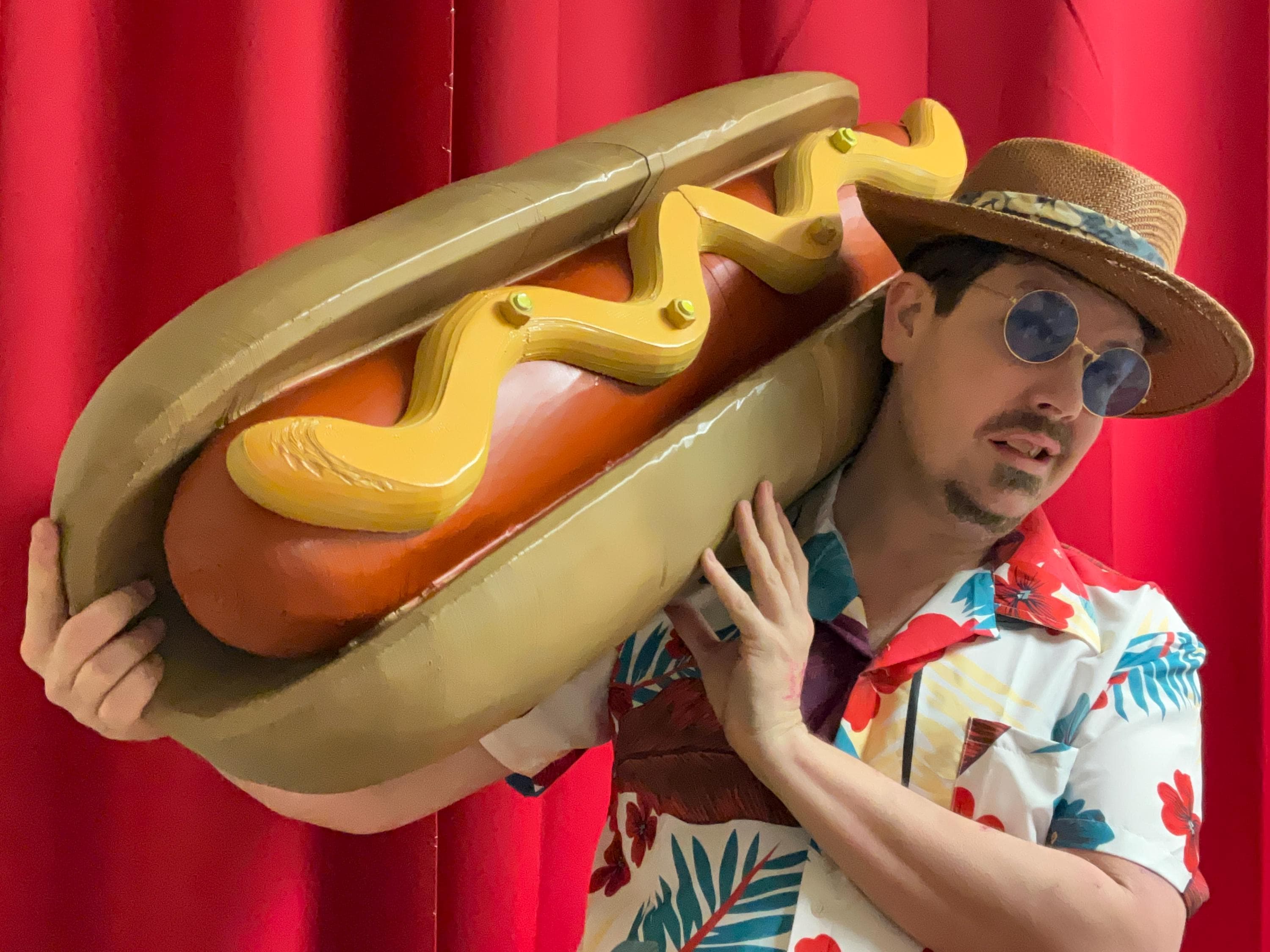 Giant Hot Dog Prop | Food Truck Decor | Restaurant Wall Art | Oversized ...