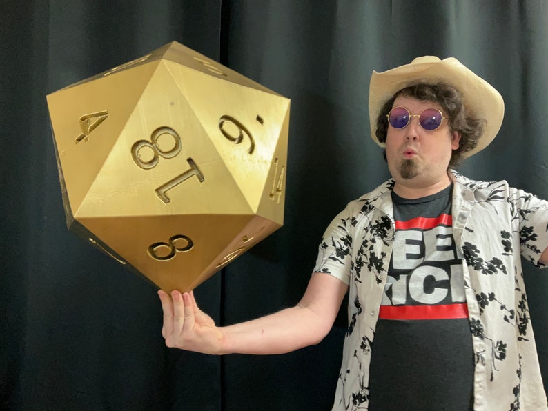 The LARGEST D20 on Etsy HUGE 20-sided Die Amazing Functional - Etsy
