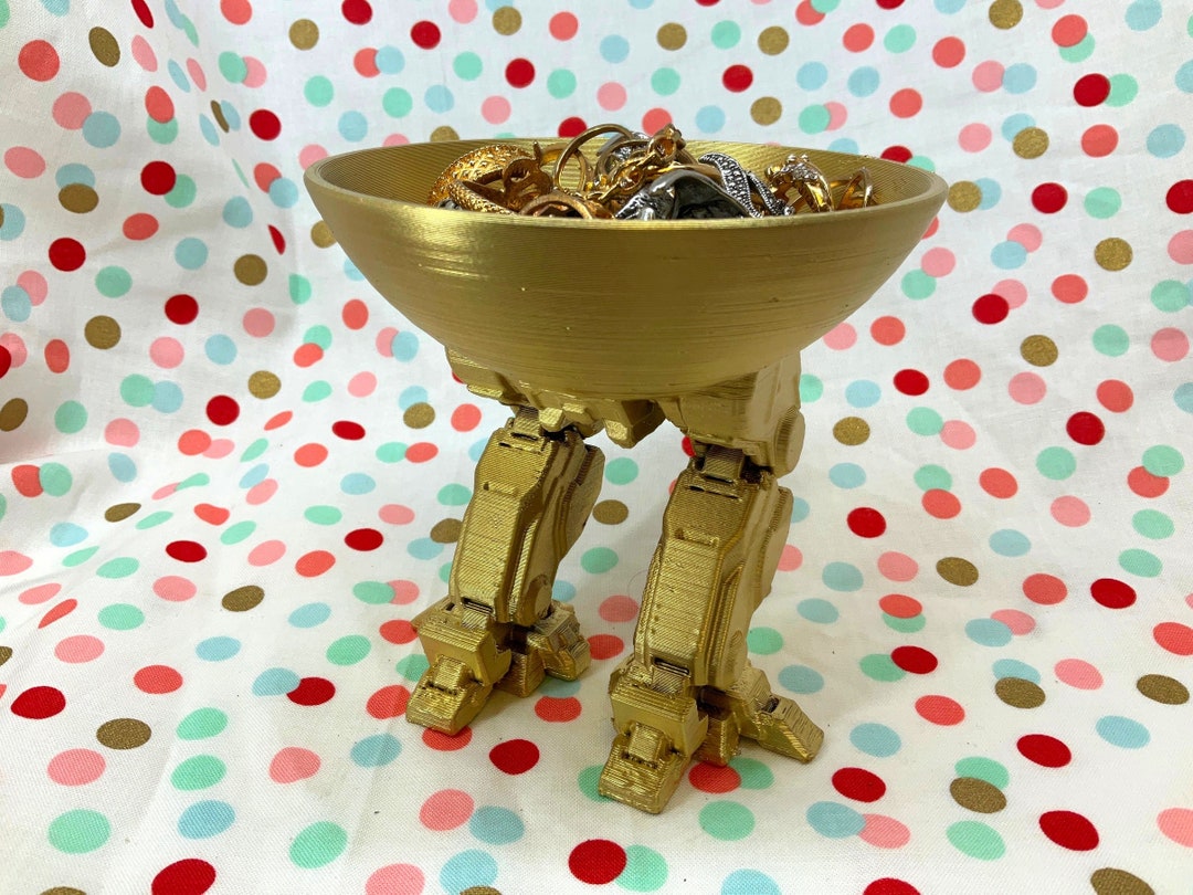 Mech Trinket Dish! Little Robot Legs Bowl for Jewelry, Storage, Wedding ...