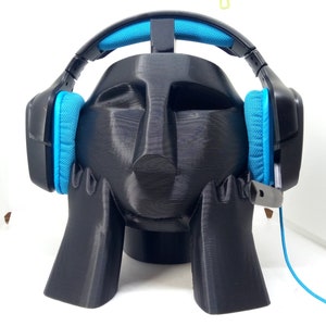 Hamangia Thinker Headphone Stand! Neolithic Artifact Headset Hanger ...