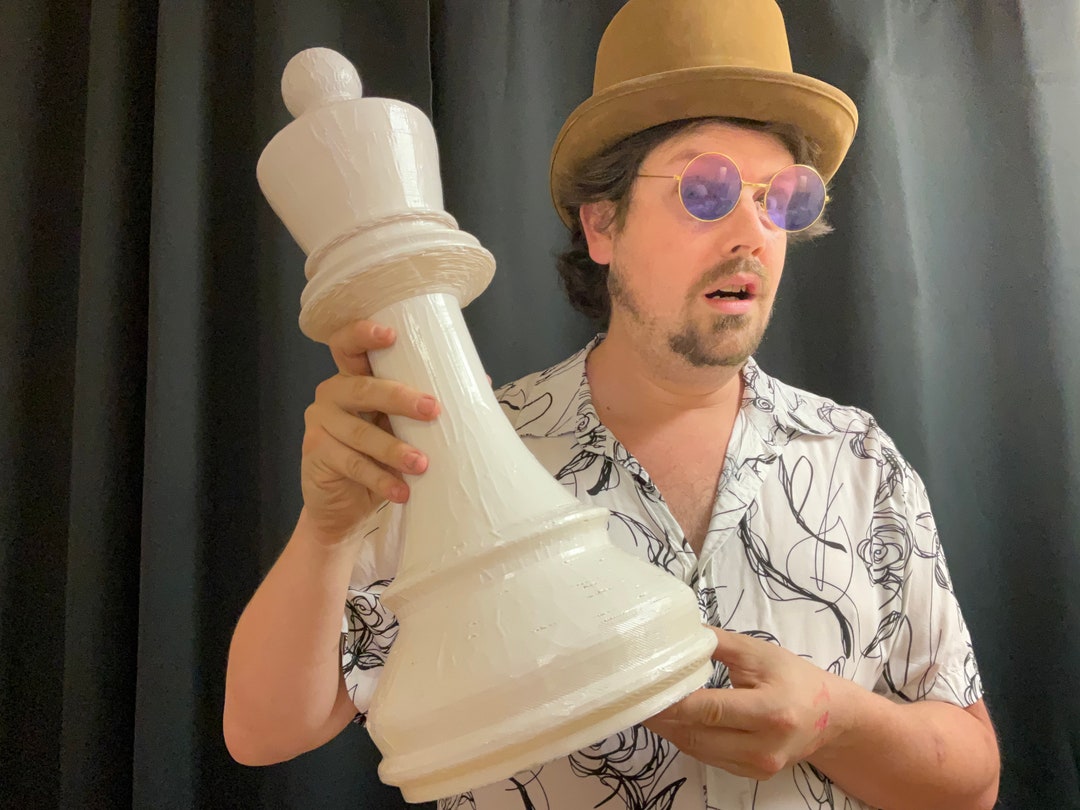 HUGE 21-inch Decorative Chess Queen- Multifunctional & Artistic Home ...