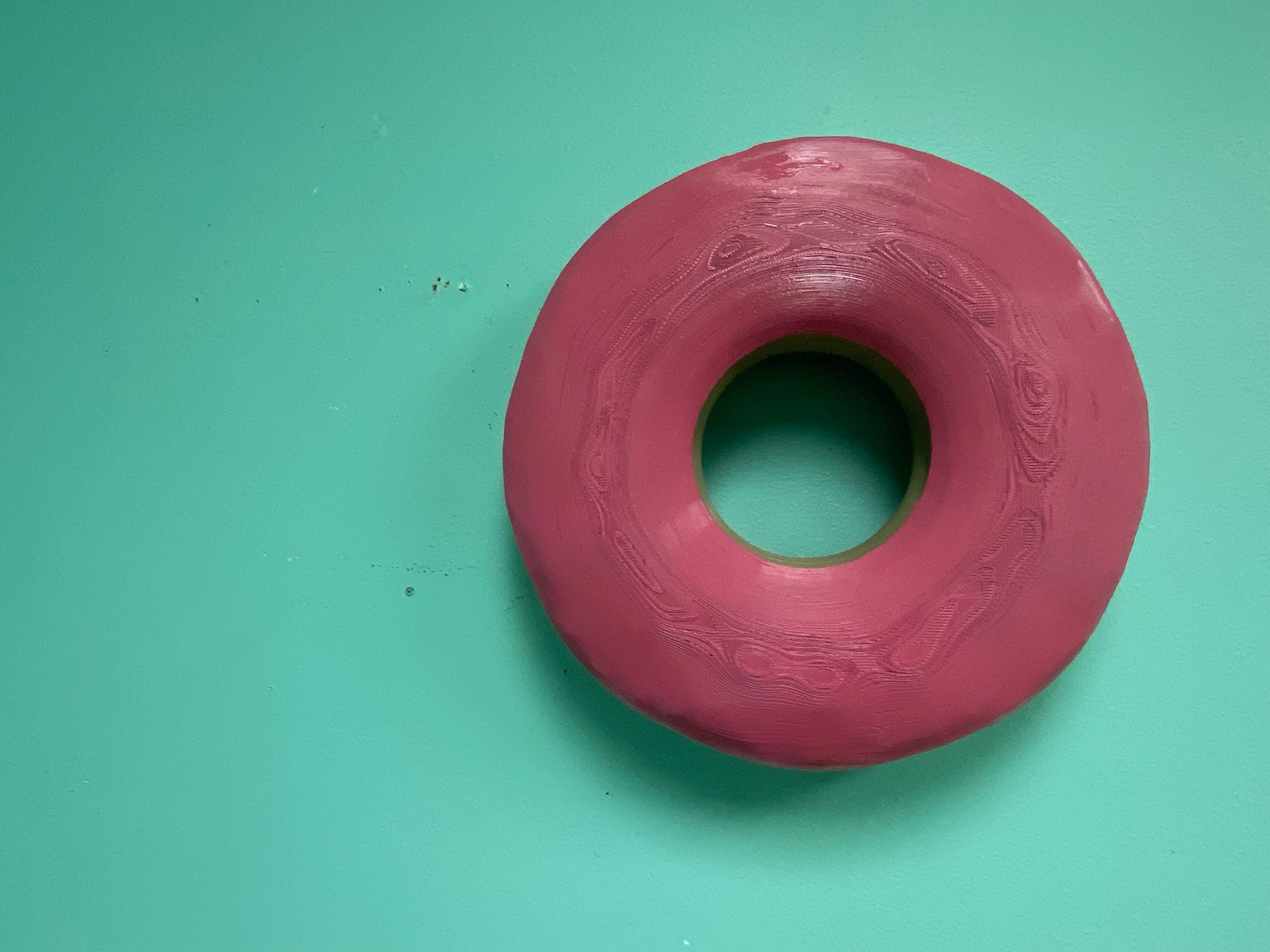 Giant Donut Wall Decor | Pink Icing Breakfast Cafe Donut Display Prop ...
