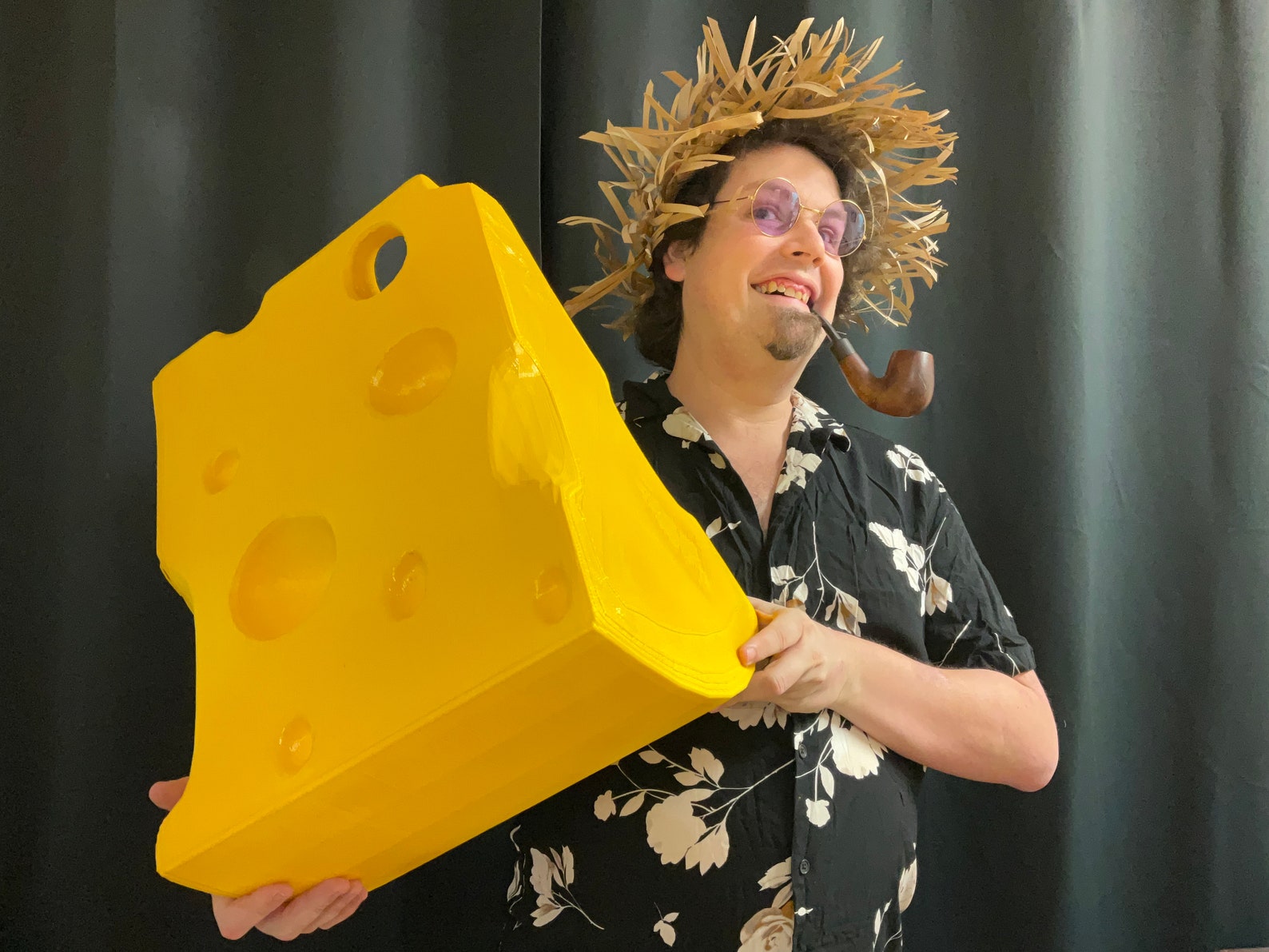 The "big Cheese!" A Giant Piece of Cheese. It's Literally a Huge Wedge ...