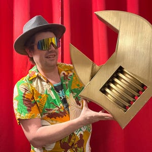 Giant Adjustable Wrench Display Art | Metallic Colors! | Monkey Wrench ...