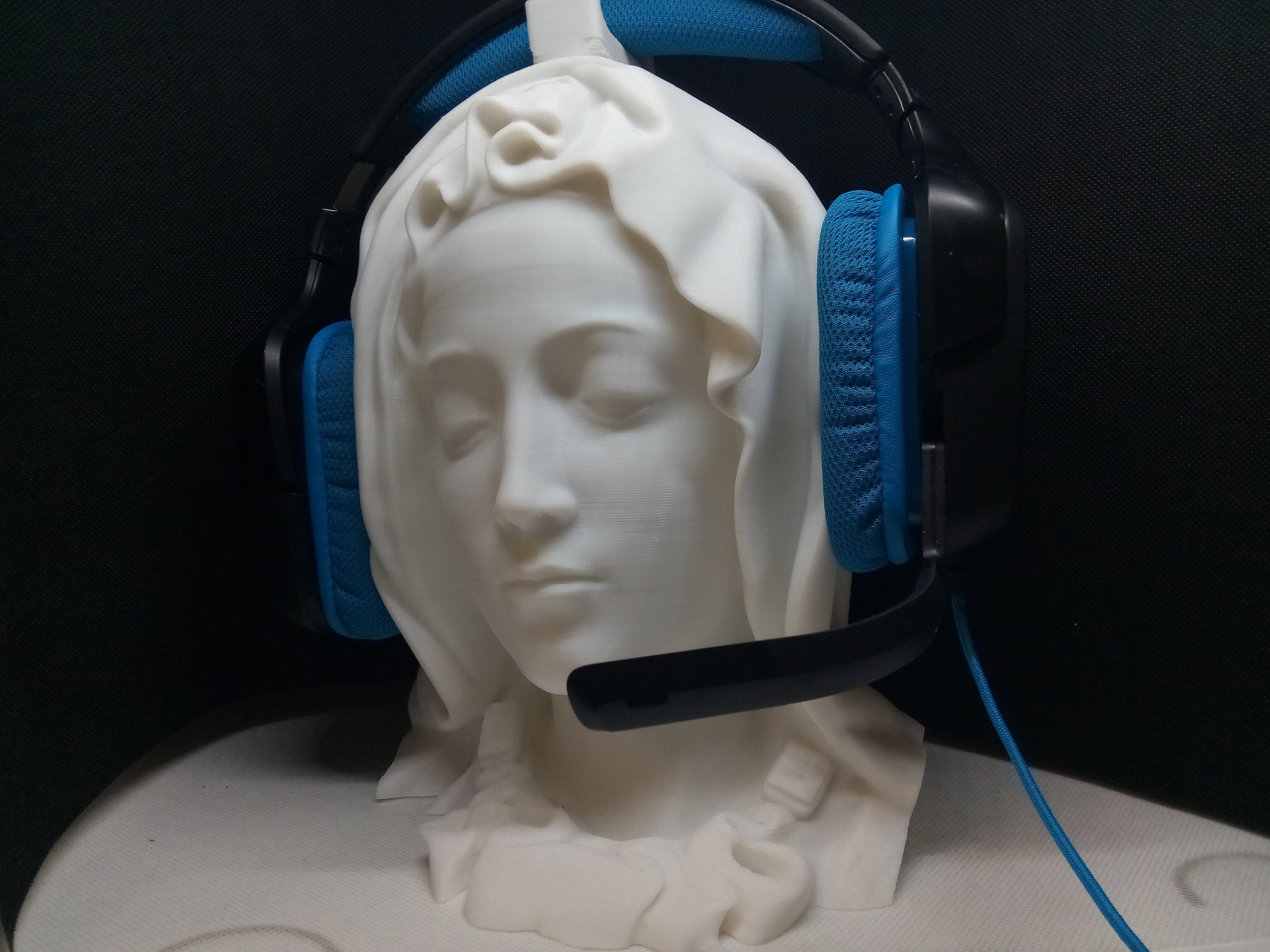 Virgin Mary Headphone Stand Headset Holder Rack Madonna - Etsy Ireland