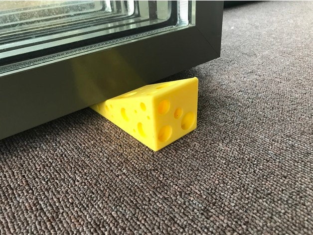 The Ultimate Cheese Doorstop! as Gouda Door Stop as You'll Find. Funny ...