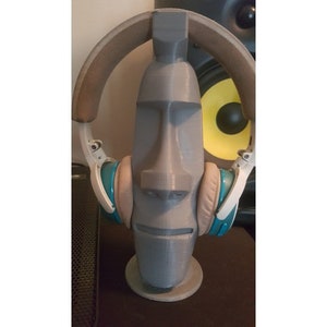 Moai Statue Headphone Rack! "easter Island-style" Headset Hanger. Heads Up, Listen! Pacific ...