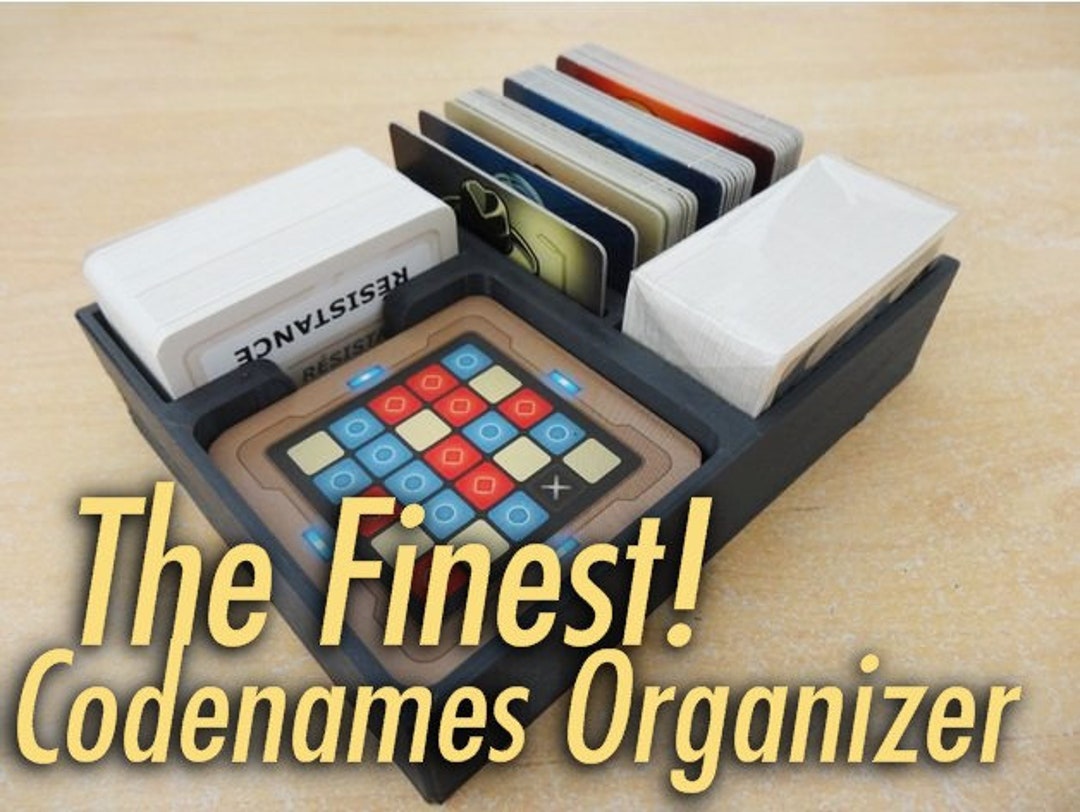 Fits In-box Codenames Game Organizer. Card/tile Storage - Etsy