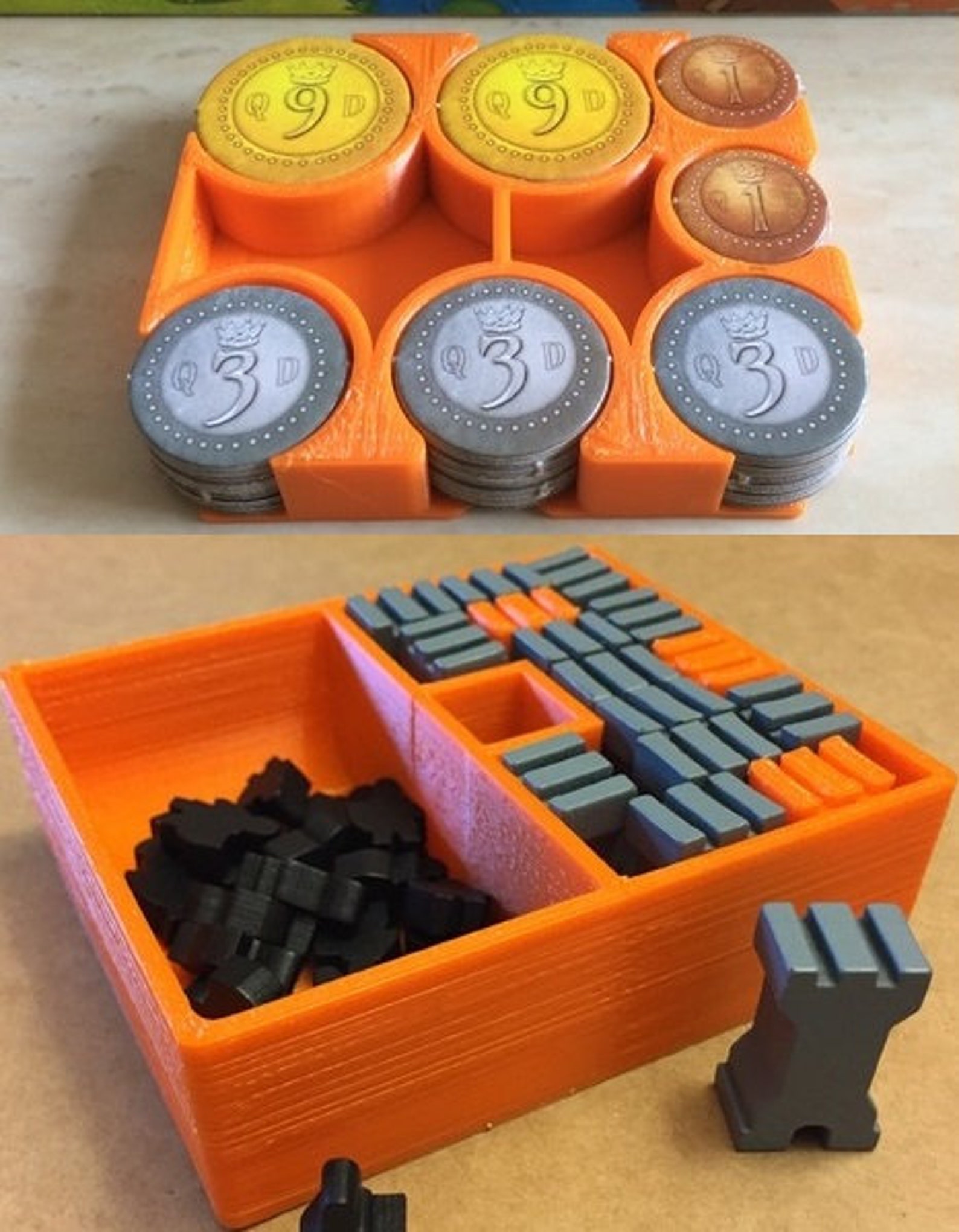 Queendomino Token and Coin Tray Set Fits Nicely in the Box | Etsy