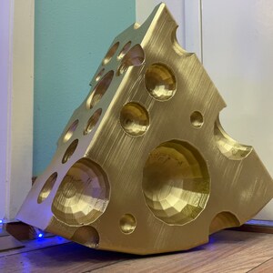 Giant Golden Cheese Decor | Massive Cheesy Home Accent | Unique Party ...
