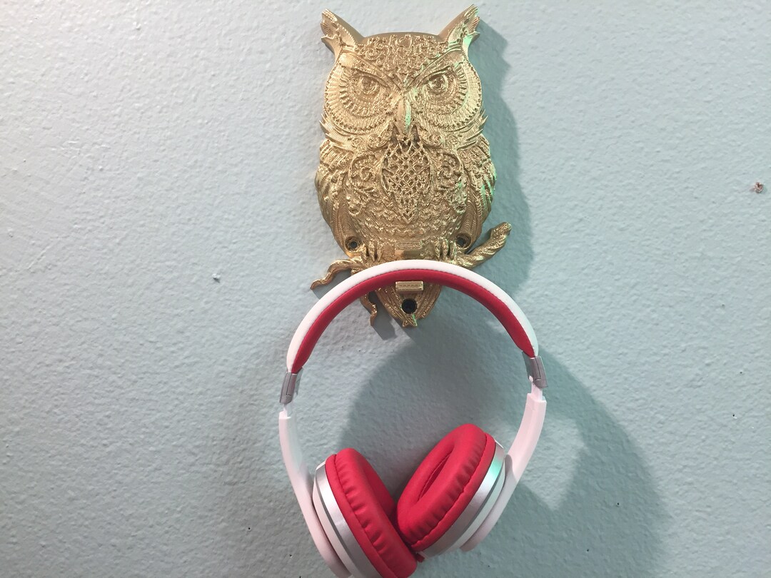 Owl Headphone Rack! Bird Wall Hanger, Like Osprey/falcon/sparrow ...