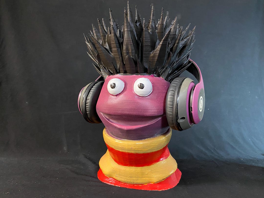 Muppet Headphone Stand - Cute Audiophile Headset Holder, Funny Desk ...