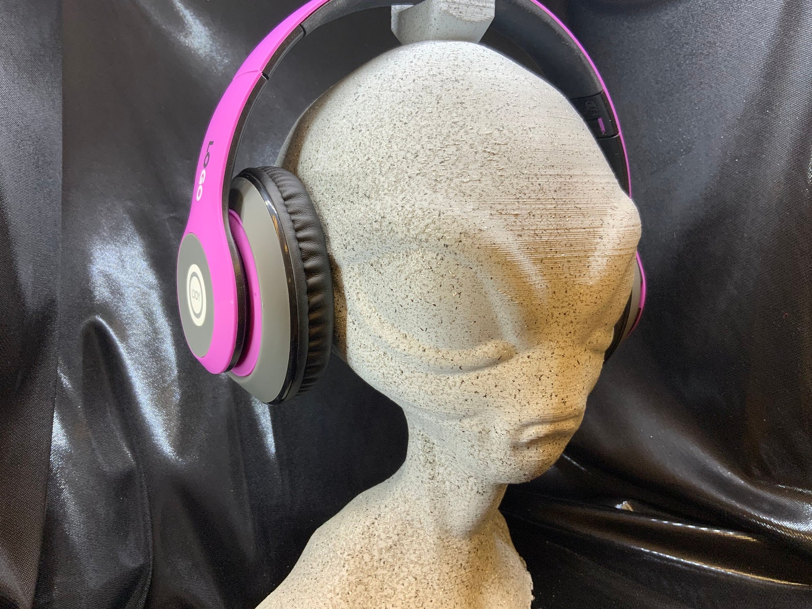 Ancient Alien Head Headphone Stand Stone Finish Headset - Etsy