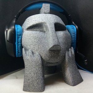 Hamangia Thinker Headphone Stand! Neolithic Artifact Headset Hanger ...
