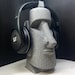 Moai Statue Headphone Rack! Easter Island Sculpture Headset Hanger ...