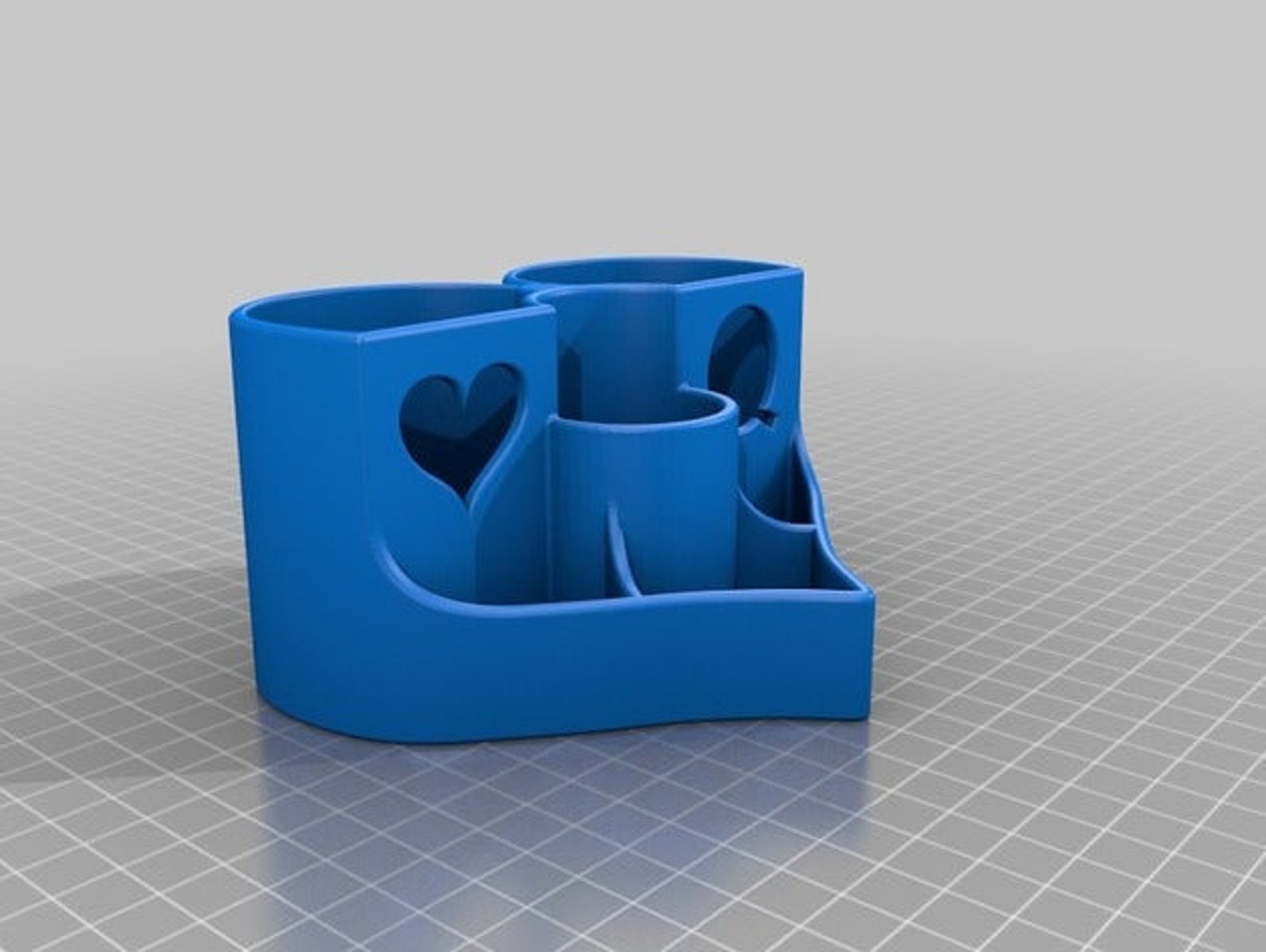 Heart-shaped Desk Storage With Marker and Pen Storage - Etsy