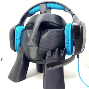 Hamangia Thinker Headphone Stand! Neolithic Artifact Headset Hanger ...