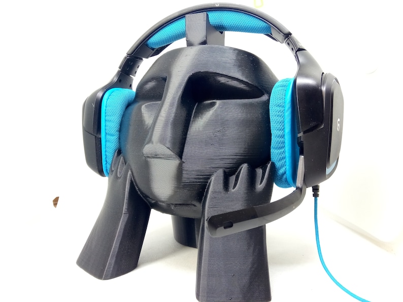 Hamangia Thinker Headphone Stand! Neolithic Artifact Headset Hanger ...