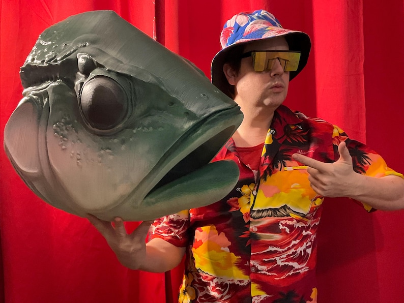 Giant Rainbow Trout Wall Head – Faux Taxidermy Fish Decor, Fisherman ...