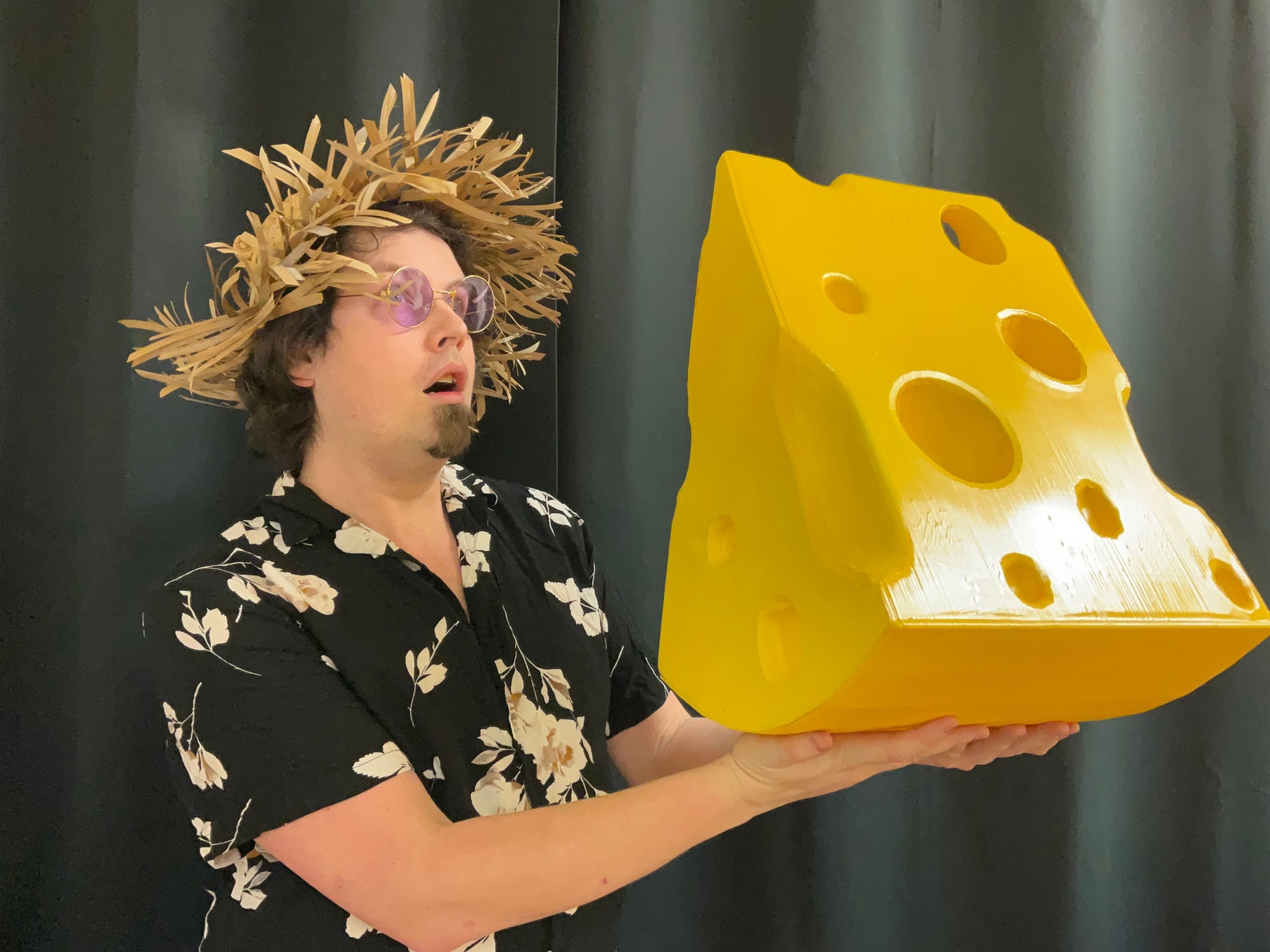The "big Cheese!" A Giant Piece of Cheese. It's Literally a Huge Wedge ...