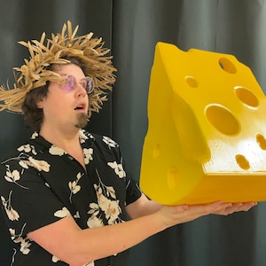 The "big Cheese!" A Giant Piece of Cheese. It's Literally a Huge Wedge ...