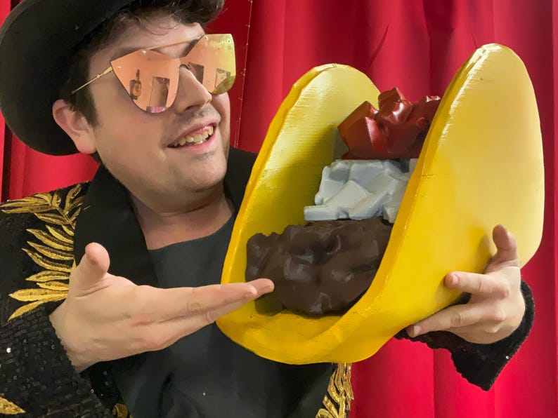 Giant Taco Prop for Selfies - Perfect for Taco Trucks, Mexican ...