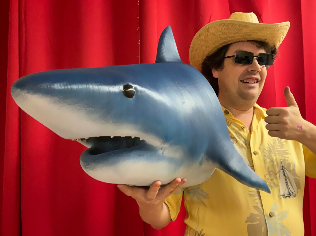 Blue Shark Wall Mount - Oceanic Home Decor, Quirky Sea Life Accent - Etsy